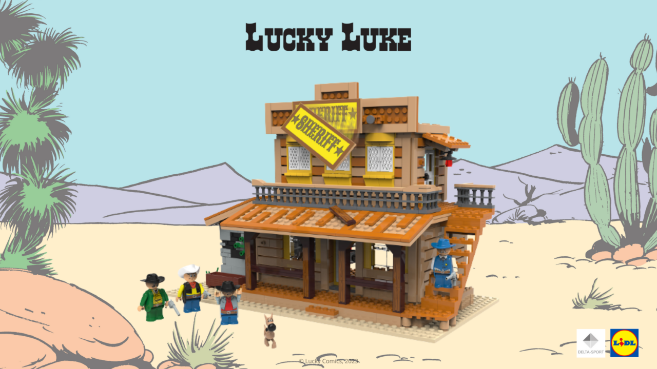 Revivez les aventures de Lucky Luke en jeu de construction ...